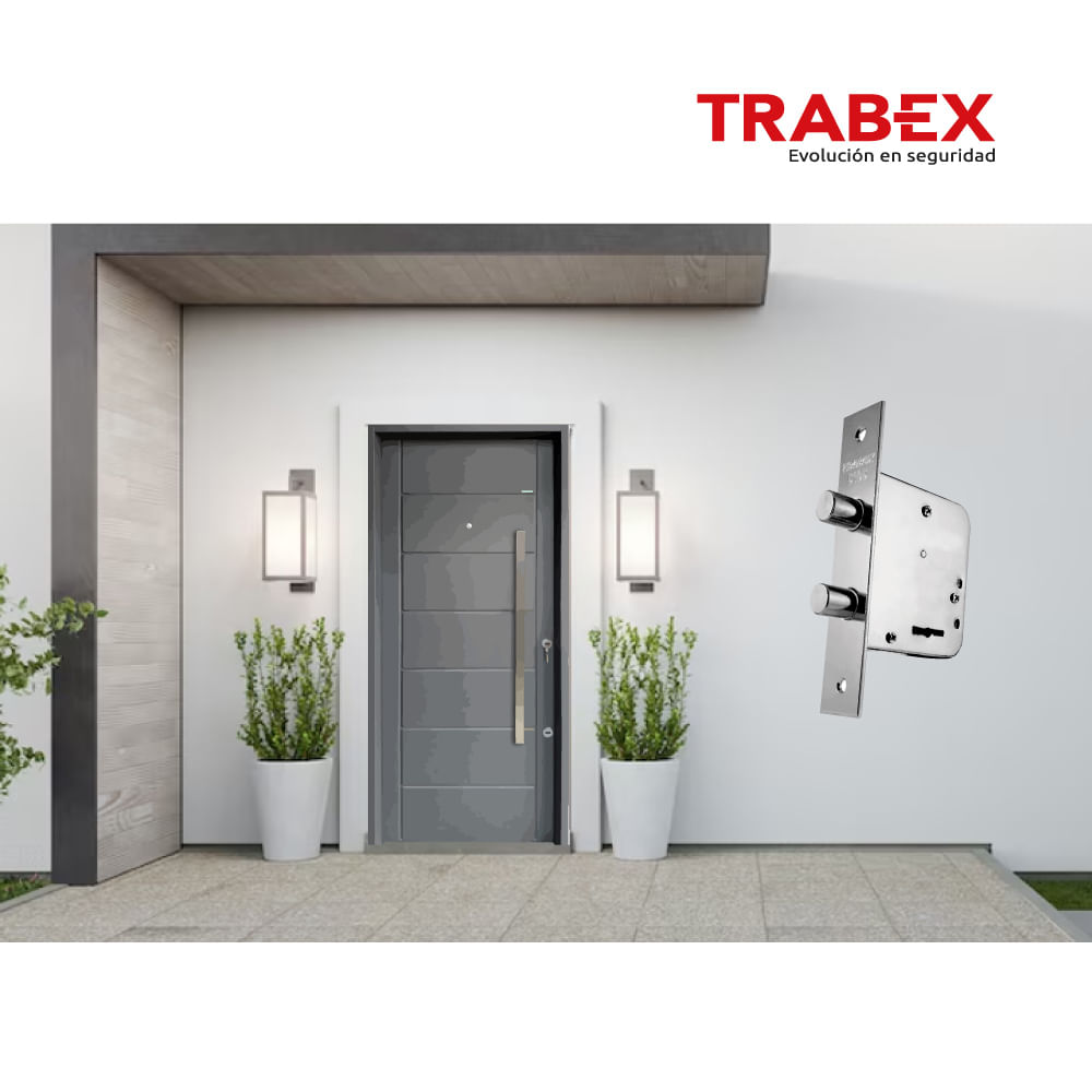 Cerrojo de Super Seguridad 5105 Acero Niquelada Trabex - Easy