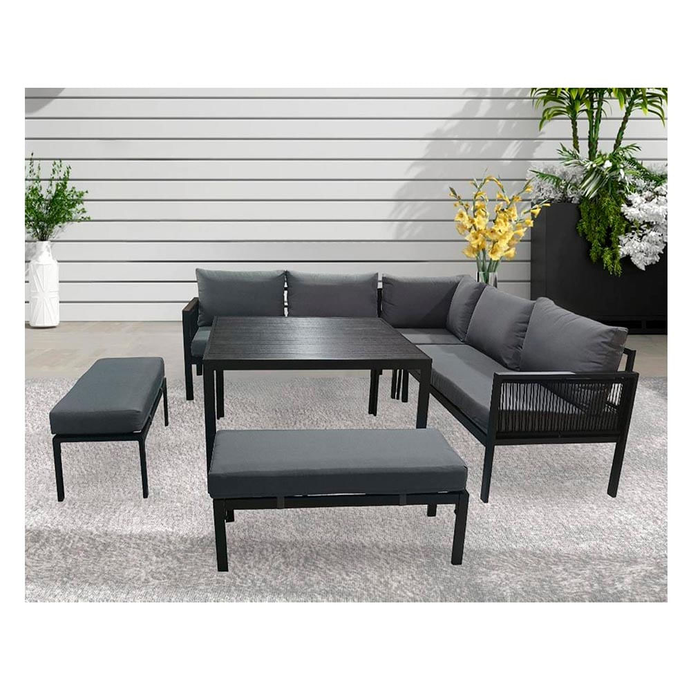 Comedor Aluminio 6 Piezas Outzen Bromel - Easy