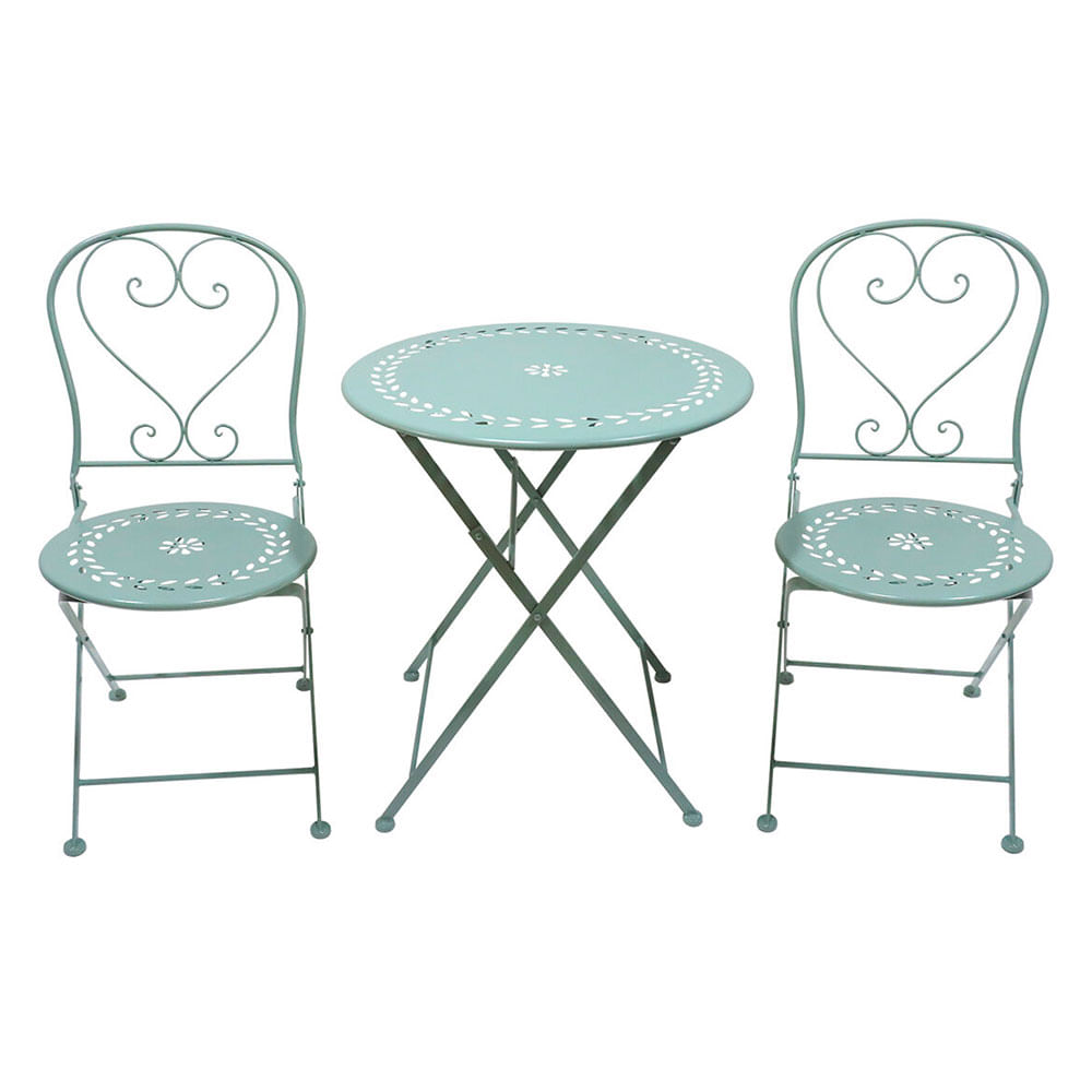 Set Bistró Metal 2 Personas Outzen Provenza - Easy