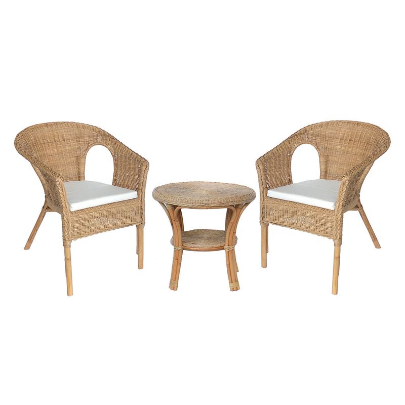 Set Living Ratán 2 Personas Faion Outzen - Easy