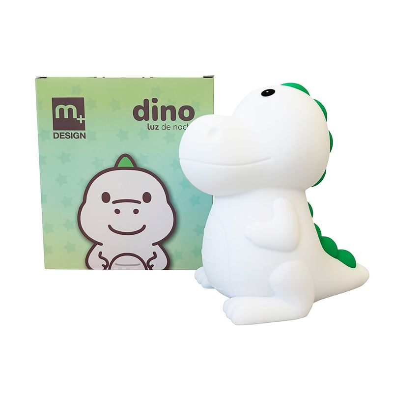 Velador Infantil LED RGB Dinosaurio Luz Cálida 2,5 W M+Design - Easy