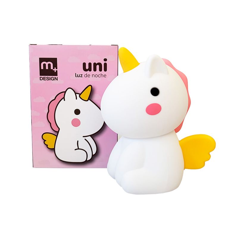 Velador Infantil LED RGB Unicornio Luz Cálida 2,5 W M+Design - Easy