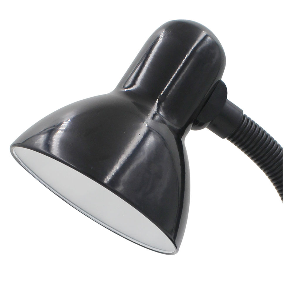 Lámpara Escritorio E27 Negro Flexible Abitare - Easy