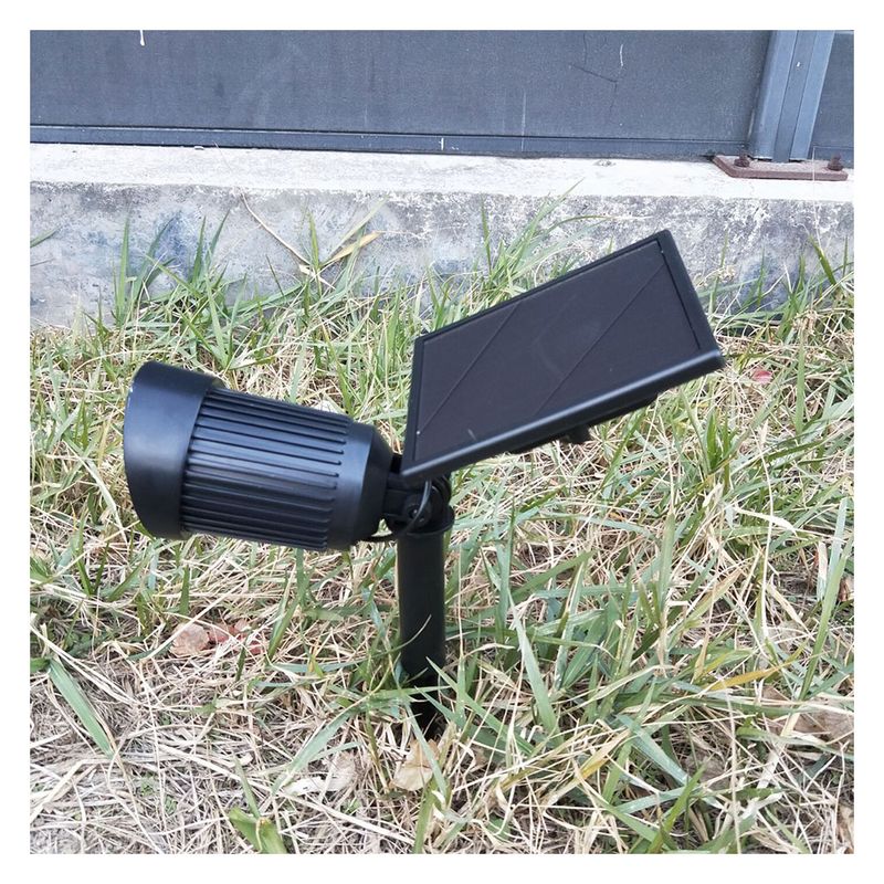 Foco Estaca Solar LED Luz Fría 0.6 W IP44 Negro Abitare - Easy