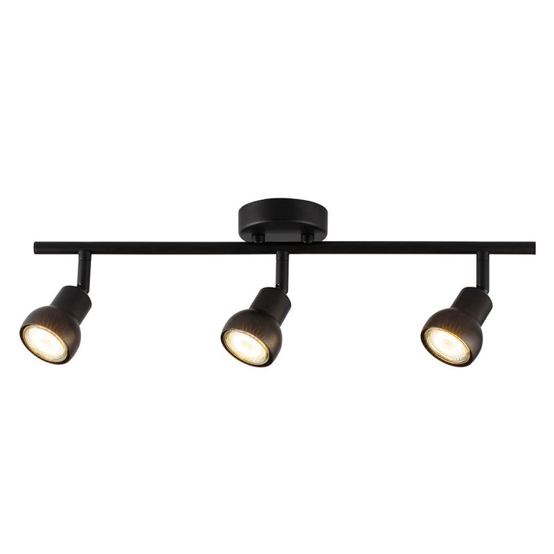 Spot Led 3 Luces GU10 Negro Class Abitare - Easy