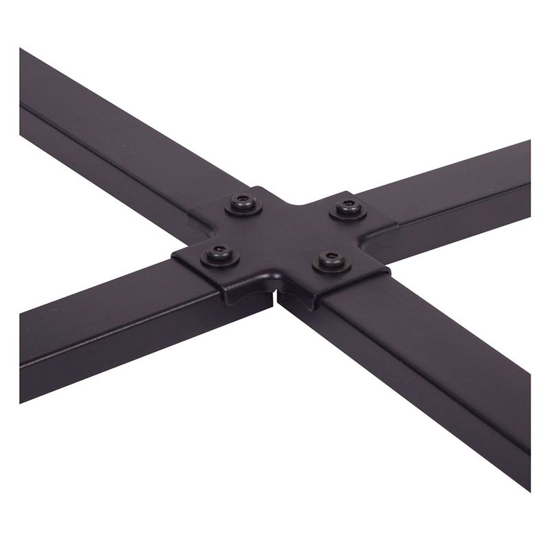 Comedor Metal/MDF 4 Sillas+Mesa 90x73x90 Cm Gris/Natural M+Design - Easy