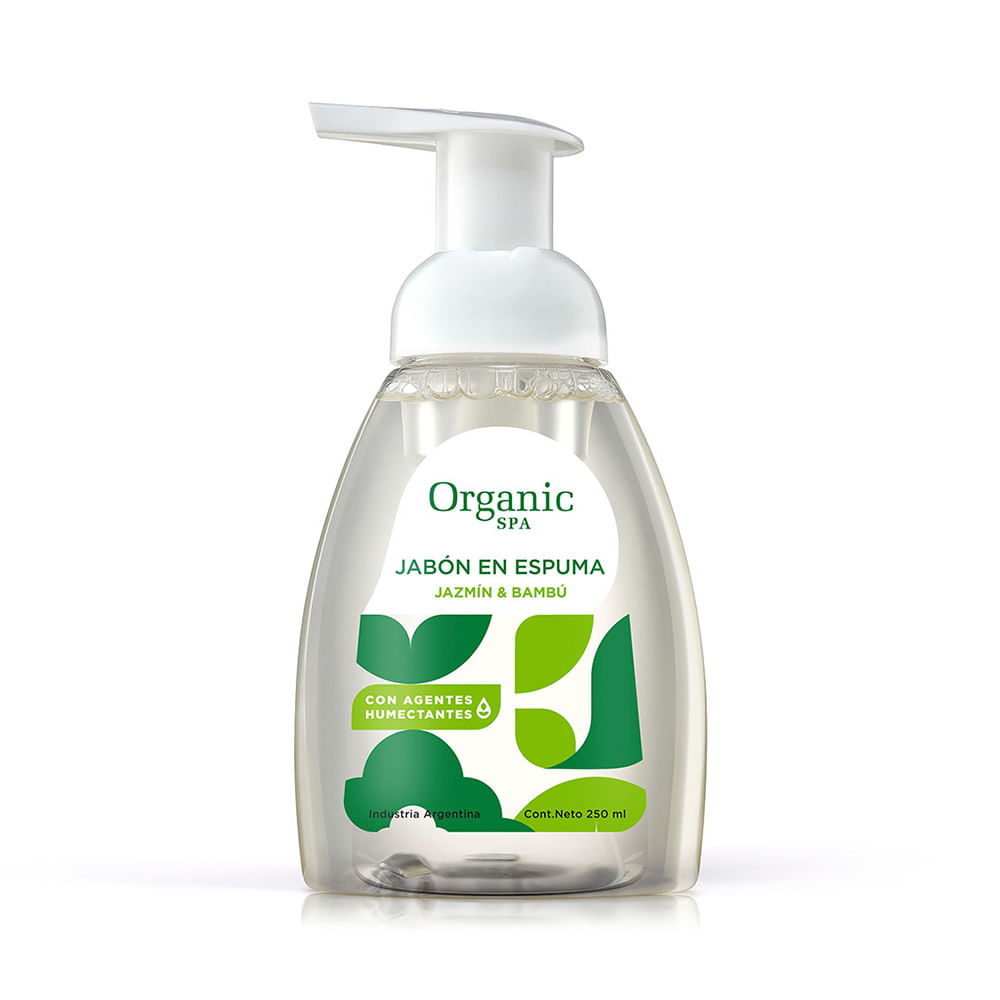 Jabón en Espuma Jazmín y Bambú 250 Ml Organic Spa - Easy